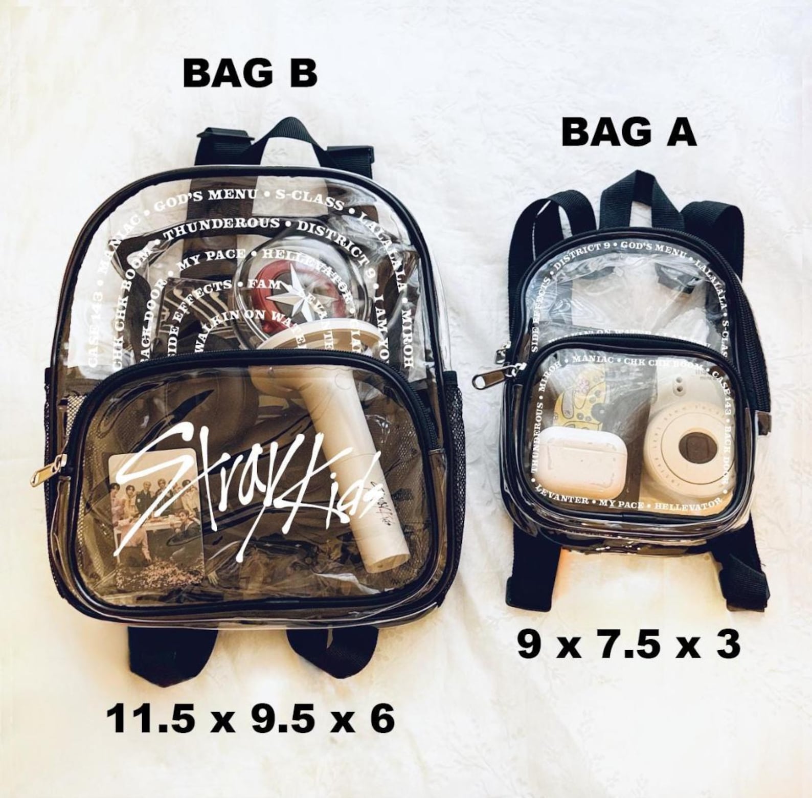Custom K-pop Clear Concert Bag - Etsy