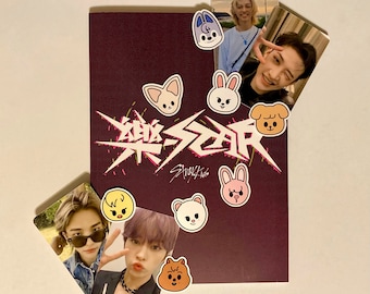 Skzoo SKZ Vinyl Stickers Kpop Stray Kids Animal Die Cut Wolfchan, Leebit, Dwaekki, Jiniret ...