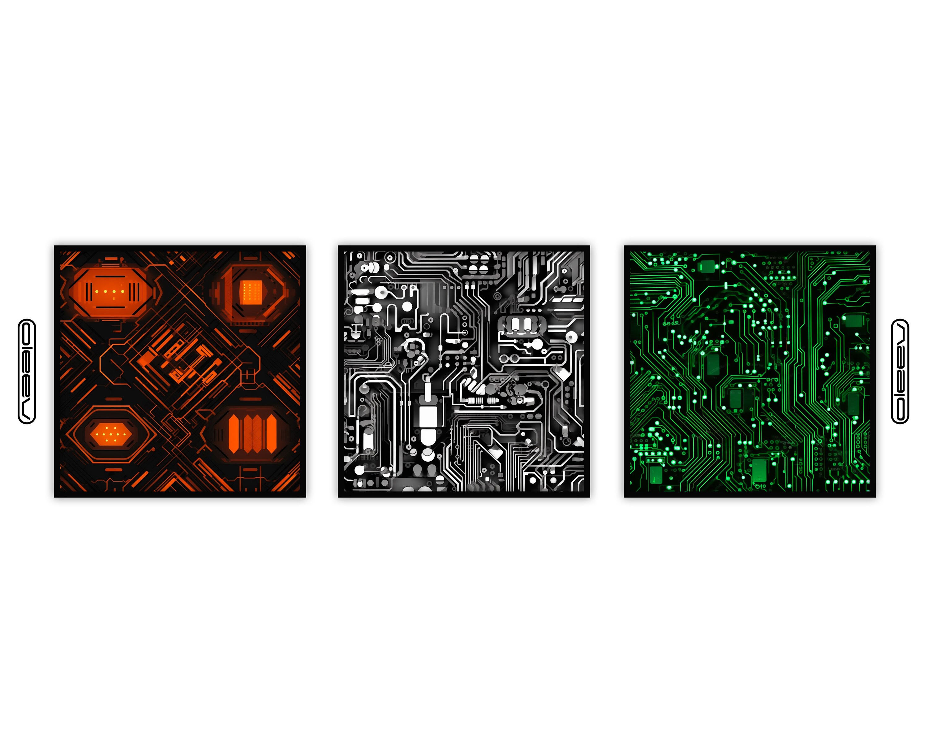Cyberpunk Printable Patterns 12-pack Digital Downloads for DIY Crafts ...