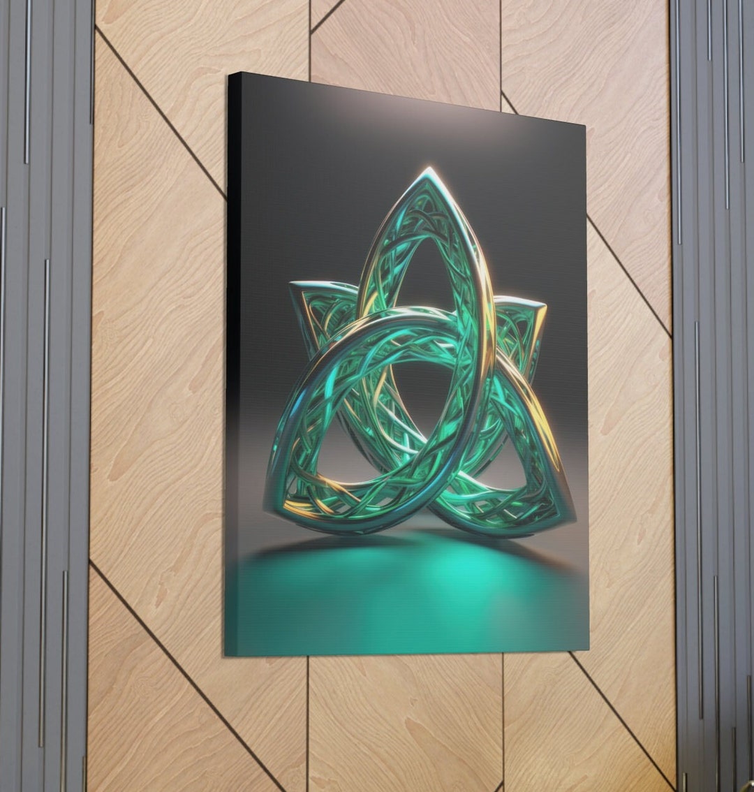 Celtic Trinity Knot, Triquetra, Triquetra Artwork, Trinity Symbol Wall ...