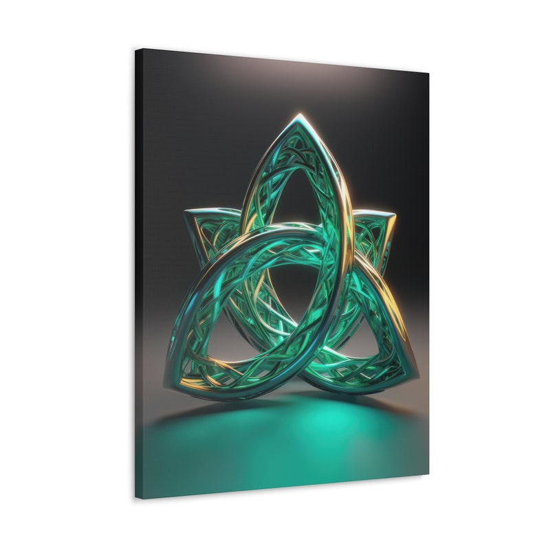 Celtic Trinity Knot, Triquetra, Triquetra Artwork, Trinity Symbol Wall ...