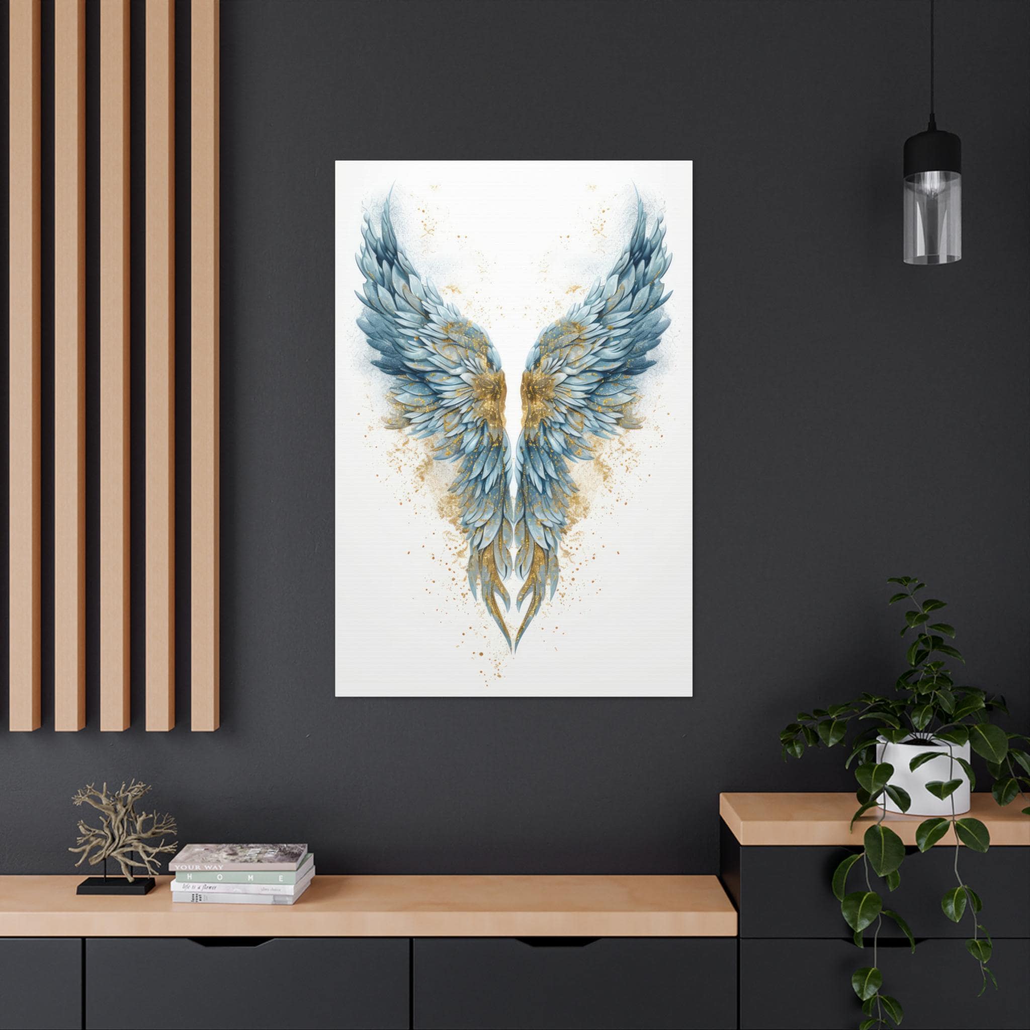 Beautiful Angel Wings Artwork, Angel Canvas Art, Angel Wings Gifts ...