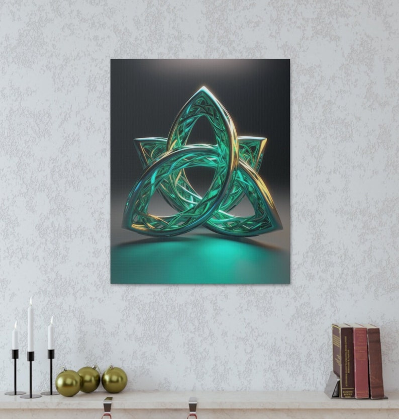 Celtic Trinity Knot, Triquetra, Triquetra Artwork, Trinity Symbol Wall ...