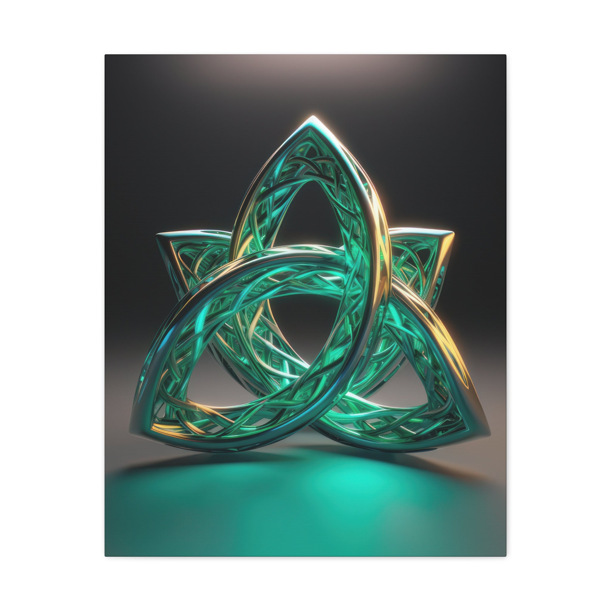 Celtic Trinity Knot, Triquetra, Triquetra Artwork, Trinity Symbol Wall ...