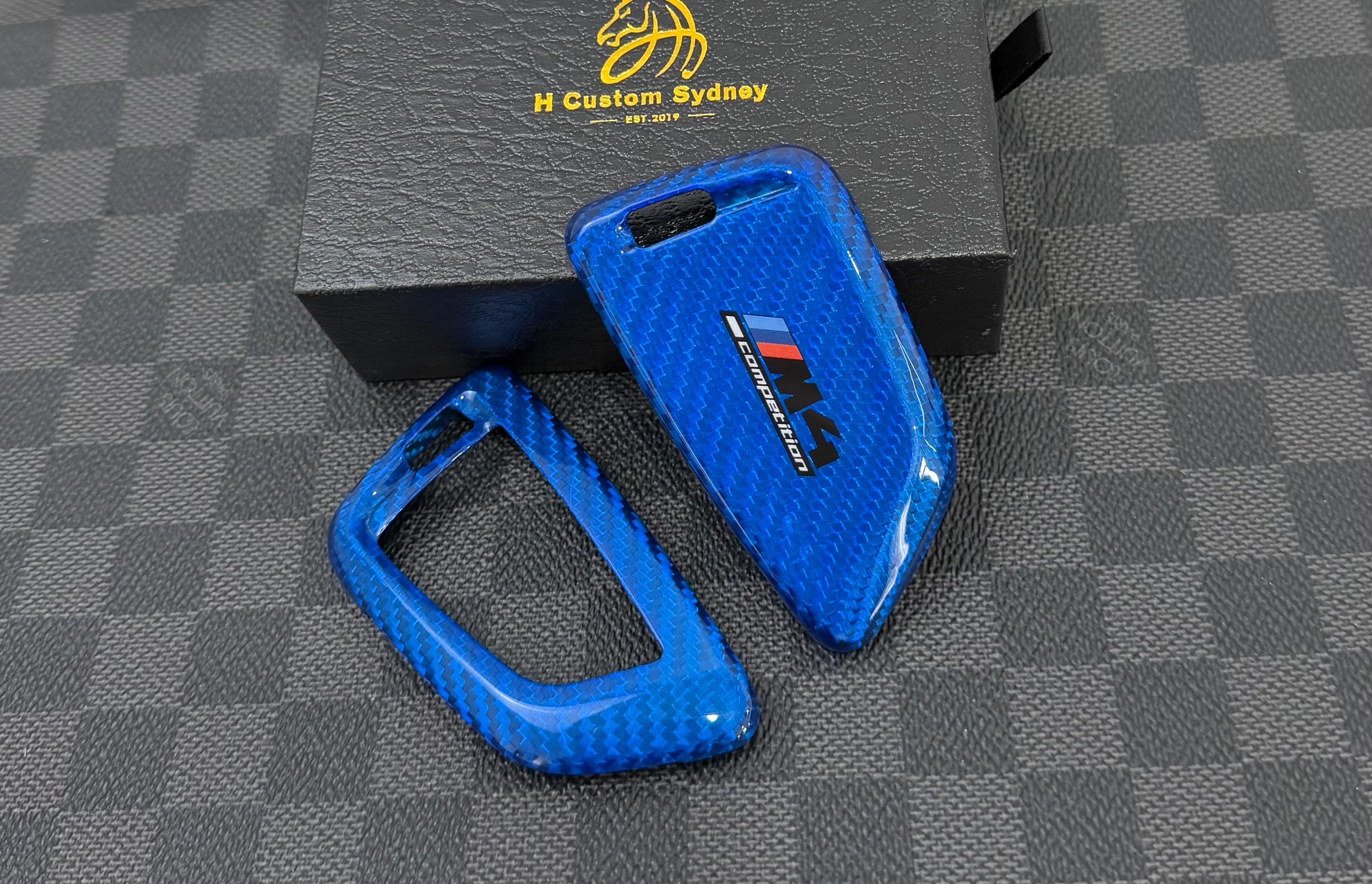 M3 M4 M5 M8 X3M X4M X5M X6M Competition Premium Carbon Fiber Key Fob ...