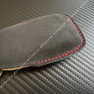 G63 Premium Alcantara Leather Key Fob Cover Case for Mercedes G63 2019 ...