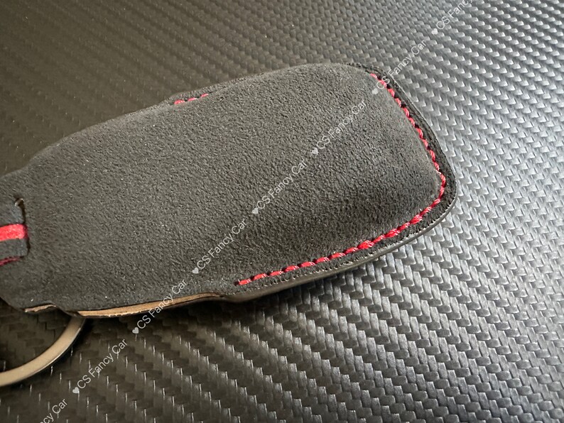 G63 Premium Alcantara Leather Key Fob Cover Case for Mercedes G63 2019 ...