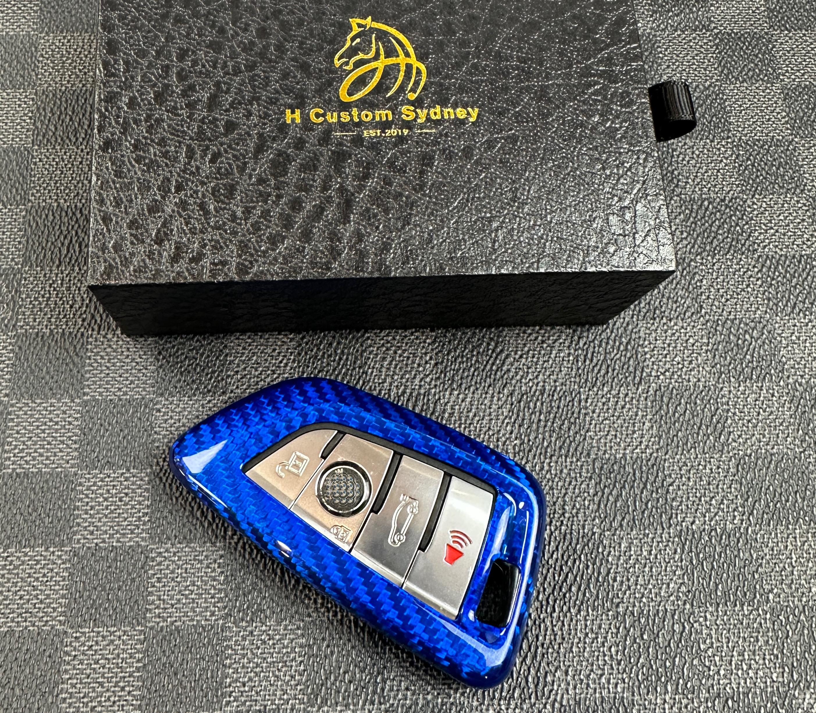 M Performance Edition Premium Fiber Key Fob Cover for BMW M Performance ...