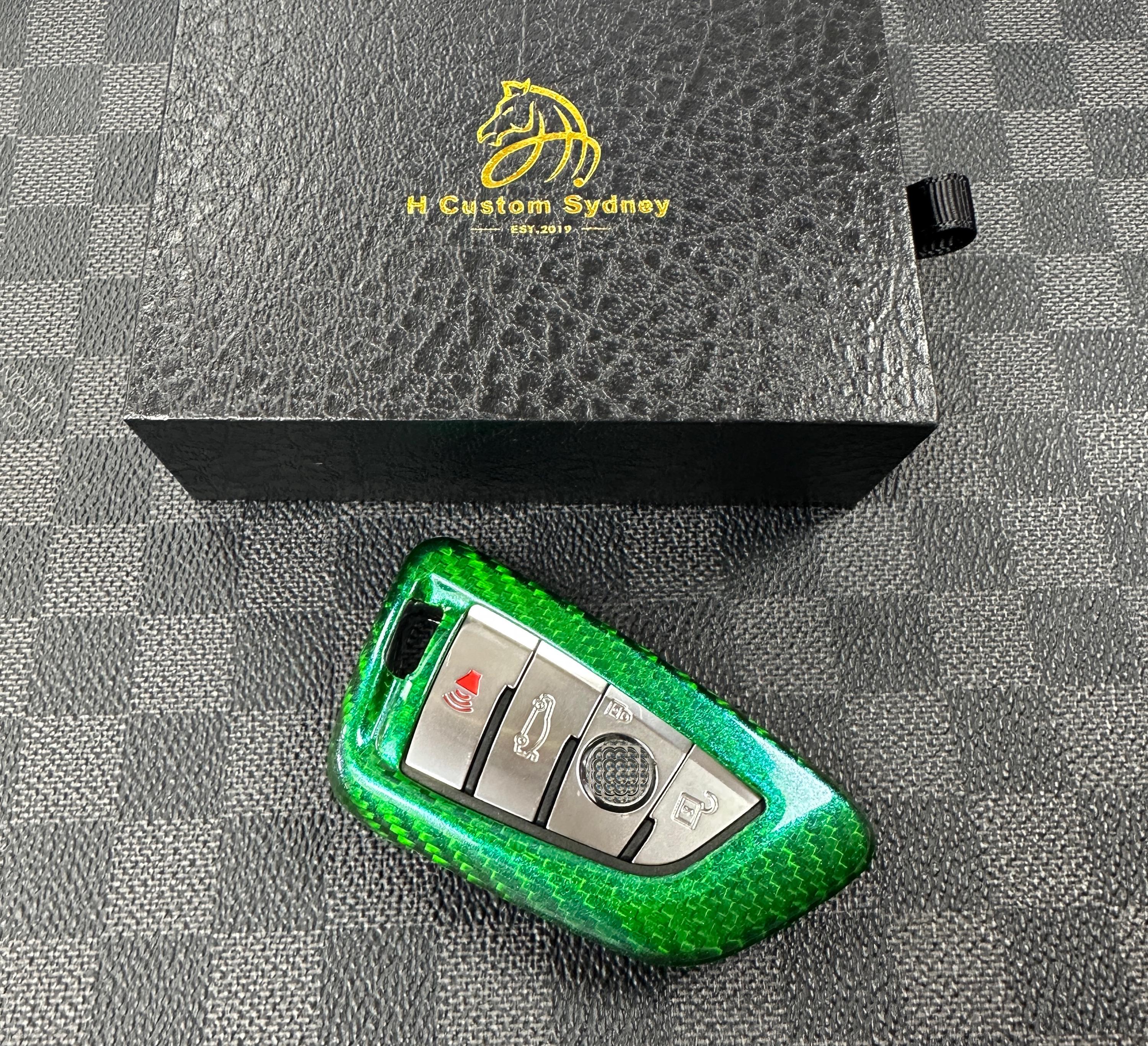 M3 M4 M5 M8 X3M X4M X5M X6M Competition Premium Genuine Fiber Key Fob ...