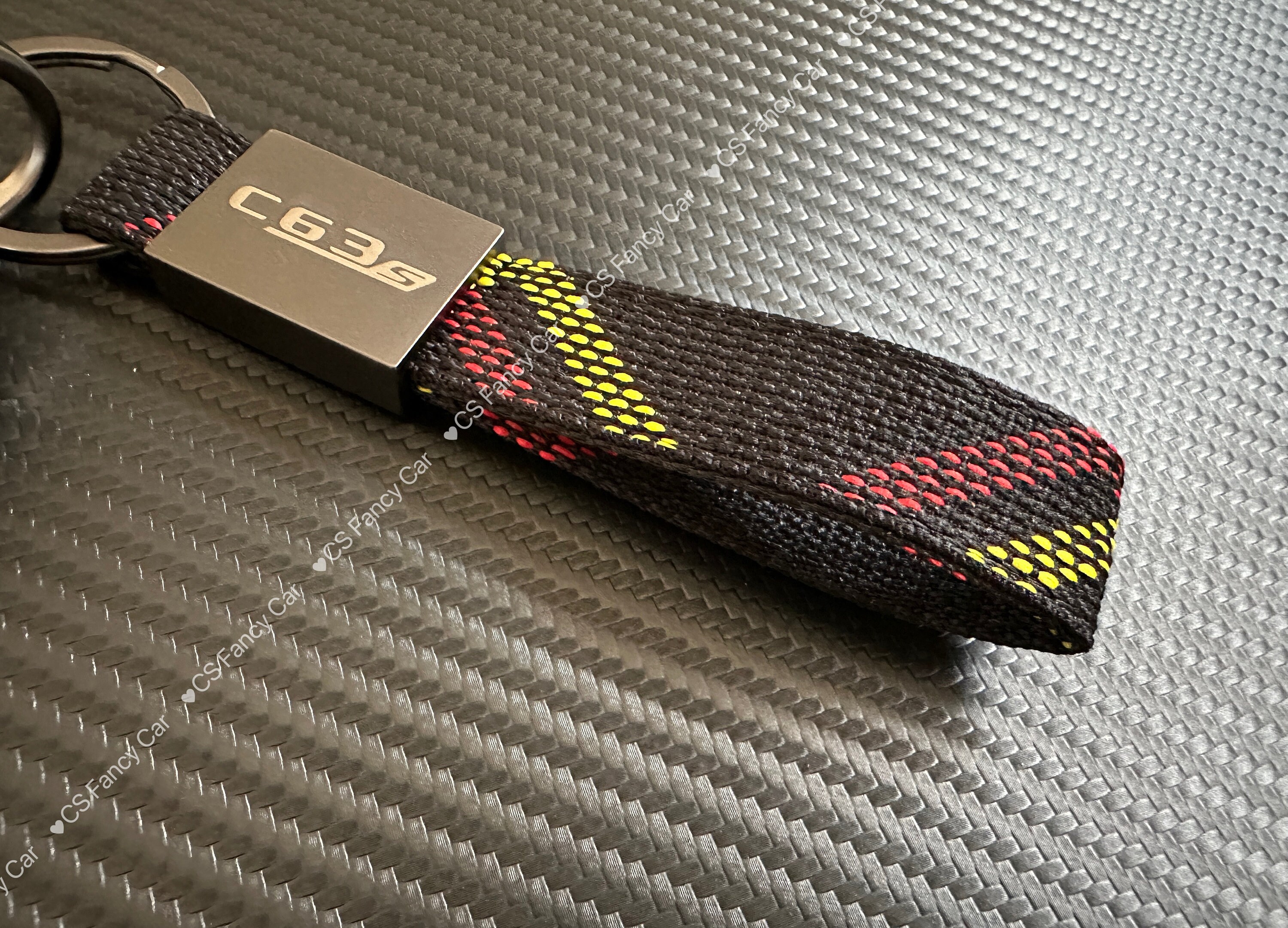 C63S Premium Genuine Carbon Fiber Key Fob Cover Case Fit for Mercedes ...