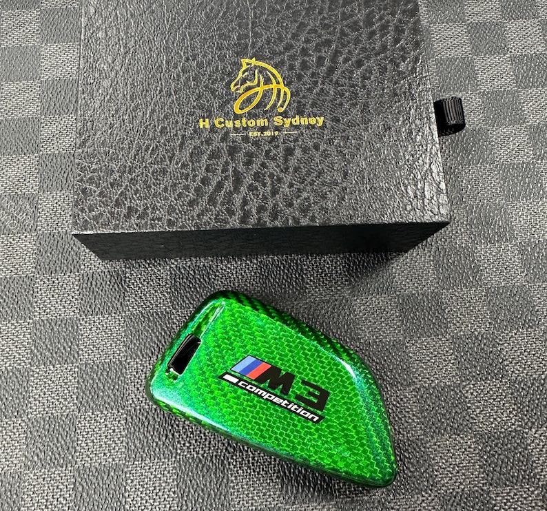 M3 M4 M5 M8 X3M X4M X5M X6M Competition Premium Carbon Fiber Key Fob ...