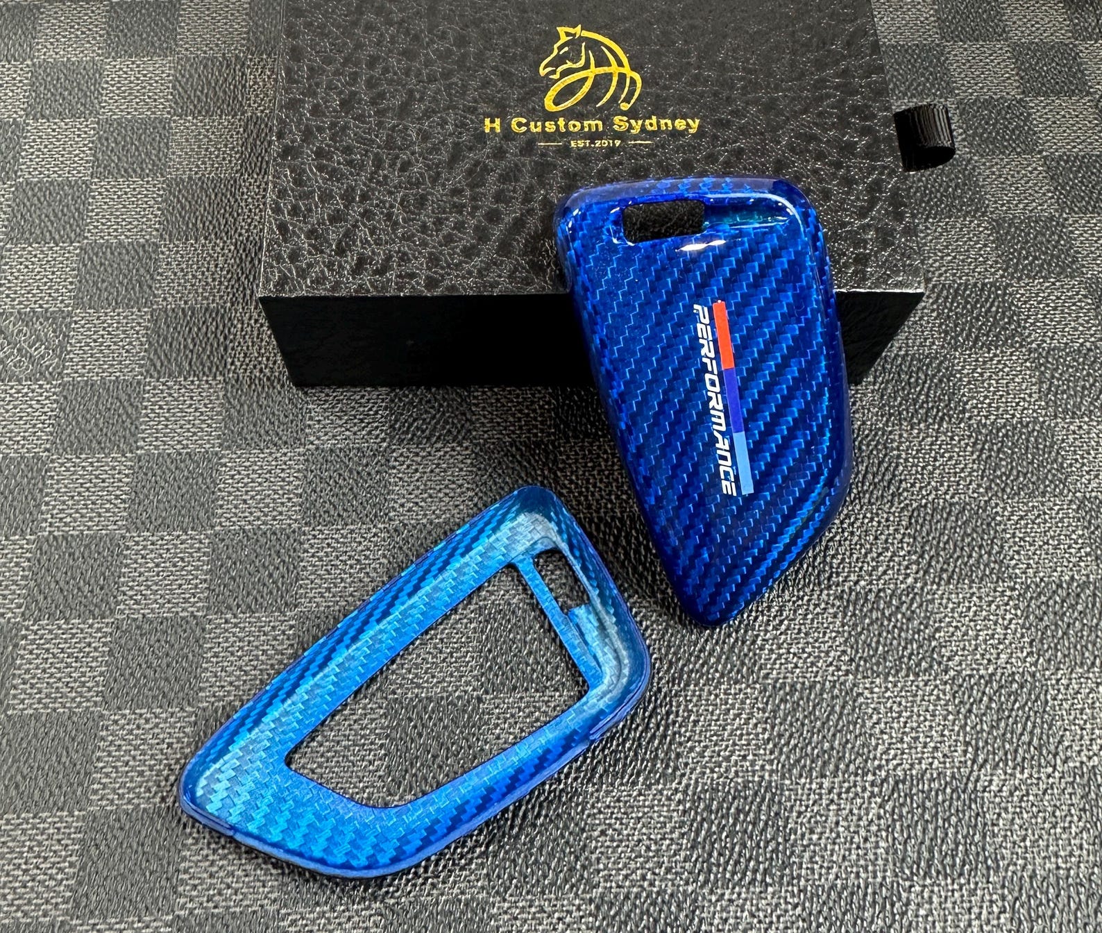 M Performance Edition Premium Fiber Key Fob Cover for BMW M Performance ...