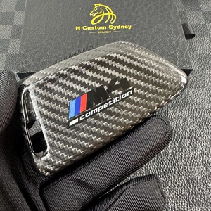 M3 M4 M5 M8 X3M X4M X5M X6M Competition Luxurious Carbon Fiber Key Fob ...