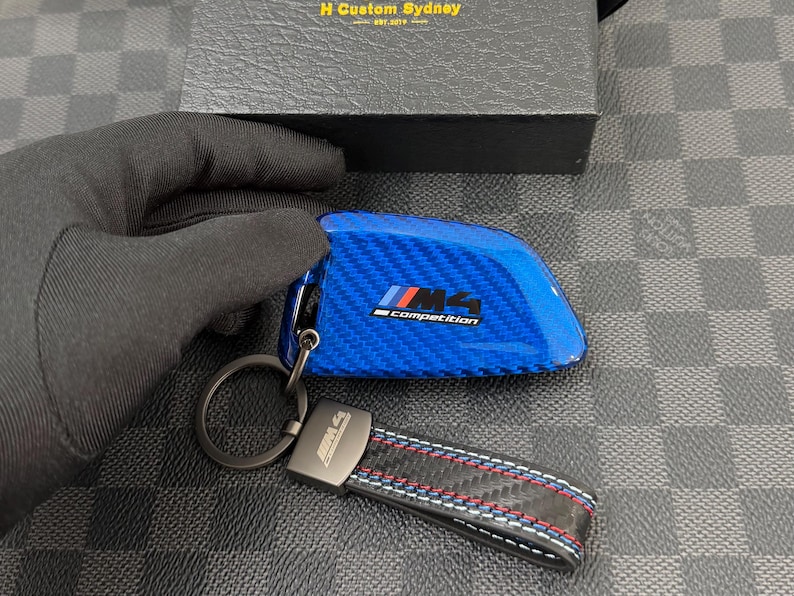 M3 M4 M5 M8 X3M X4M X5M X6M Competition Premium Carbon Fiber Key Fob ...