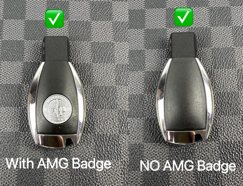Premium Carbon Fiber AMG Edition One Key Fob Cover for Mercedes A CLA C ...