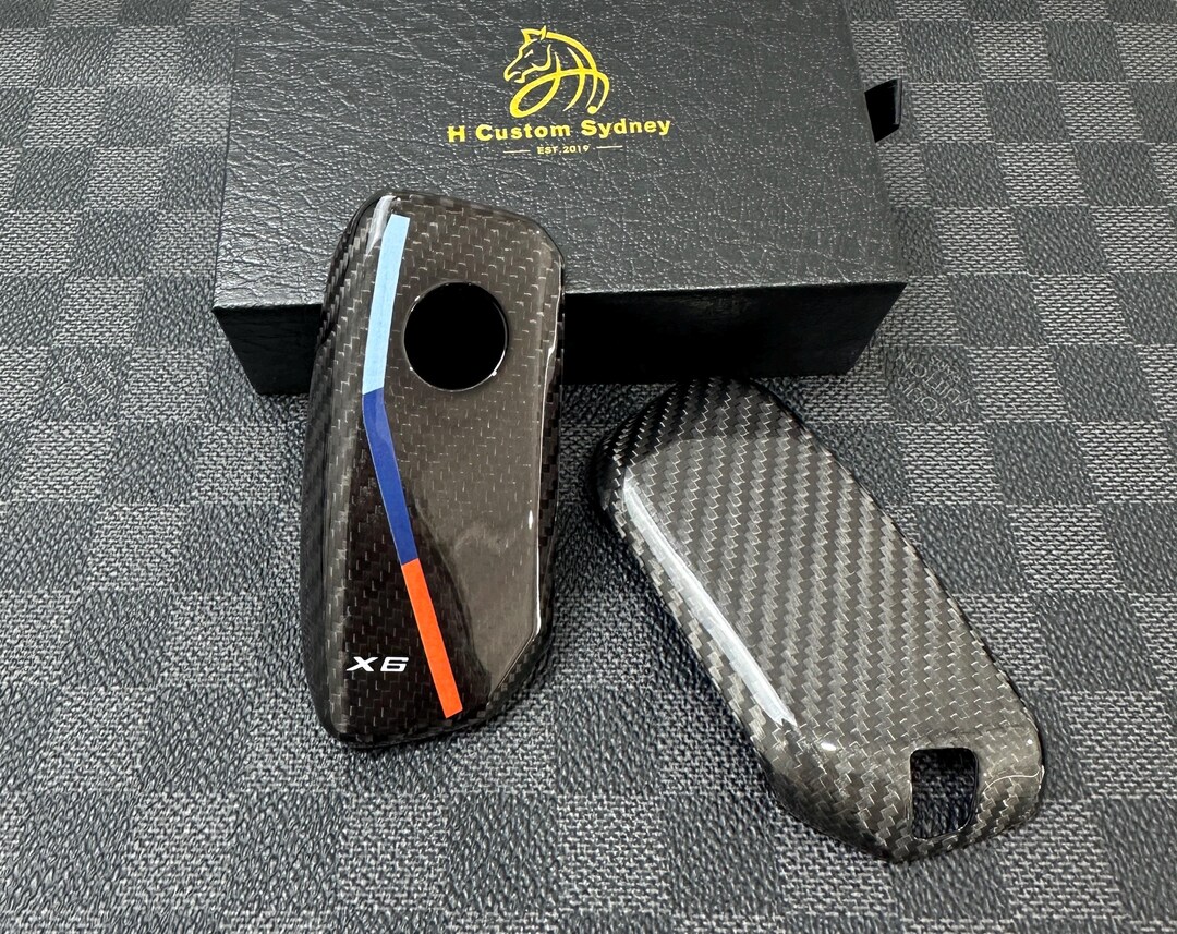 Premium Genuine Carbon Fiber Key Fob Cover for BMW X5 X6 X7 New ...