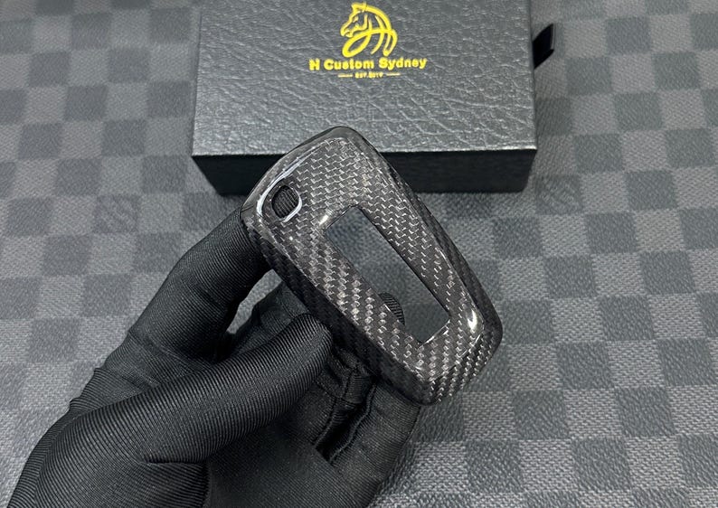 Premium Carbon Fiber Key Fob Cover Keychain Pack for Ford Ranger Raptor ...