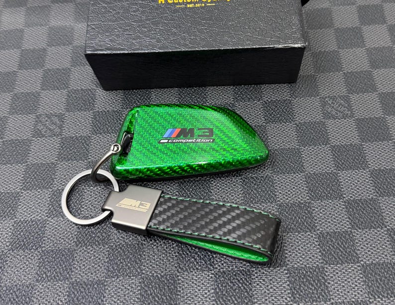M3 M4 M5 M8 X3M X4M X5M X6M Competition Premium Carbon Fiber Key Fob ...