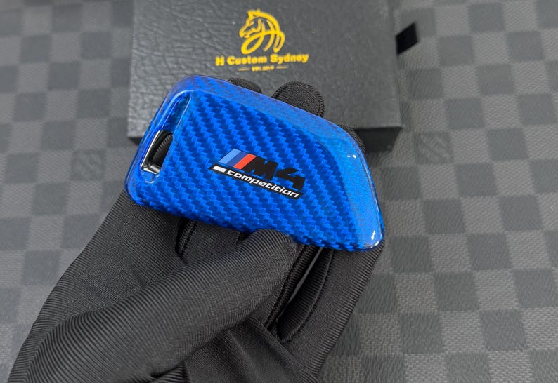 M3 M4 M5 M8 X3M X4M X5M X6M Competition Premium Carbon Fiber Key Fob ...