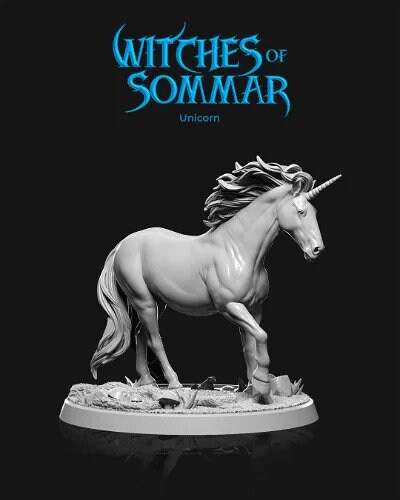 Unicorn STLFLIX Dnd Fantasy RPG 3D Printed Role - Etsy