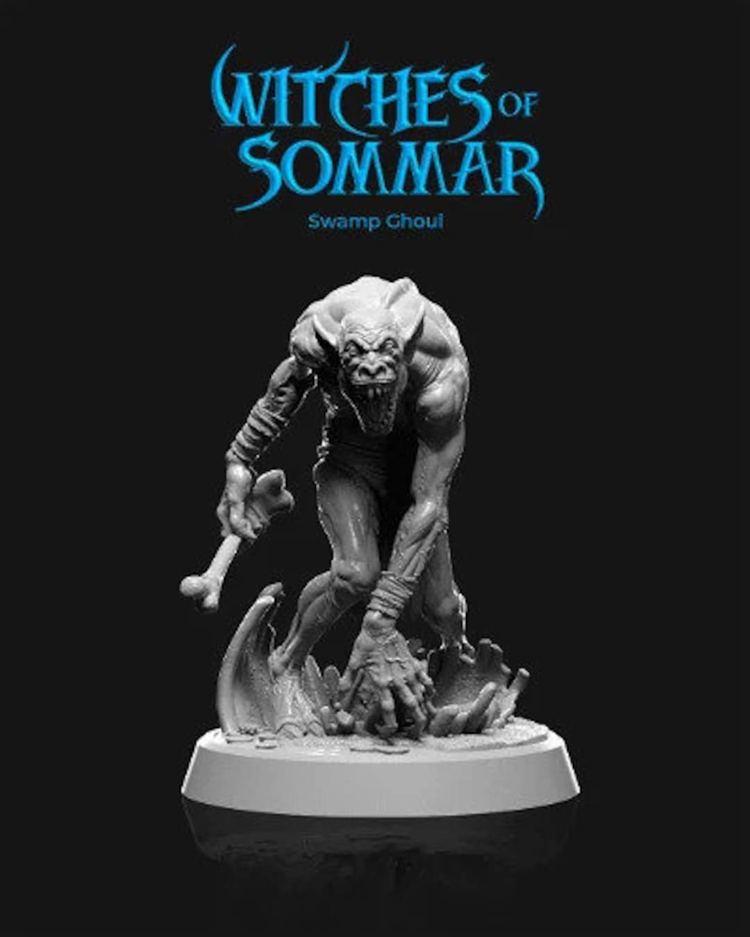 Swamp Ghoul - STLFLIX - Dnd - Fantasy RPG - 3D Printed - Role Playing ...