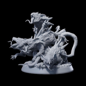 Rat Swarm - STLFLIX - Dnd - Fantasy RPG - 3D Printed - Role Playing ...