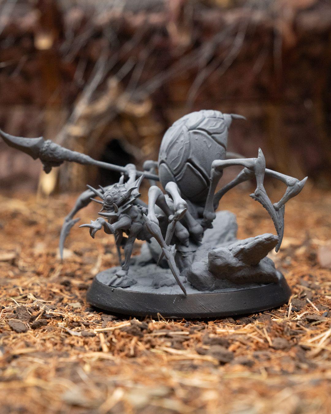 Spider Shaman – 3D Printed Fantasy Miniature by STLFLIX | D&D RPG ...