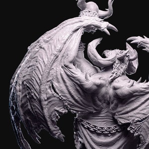 Orcus, the Lord of Bones - STLFLIX - Dnd - Fantasy RPG Miniature - 3D ...