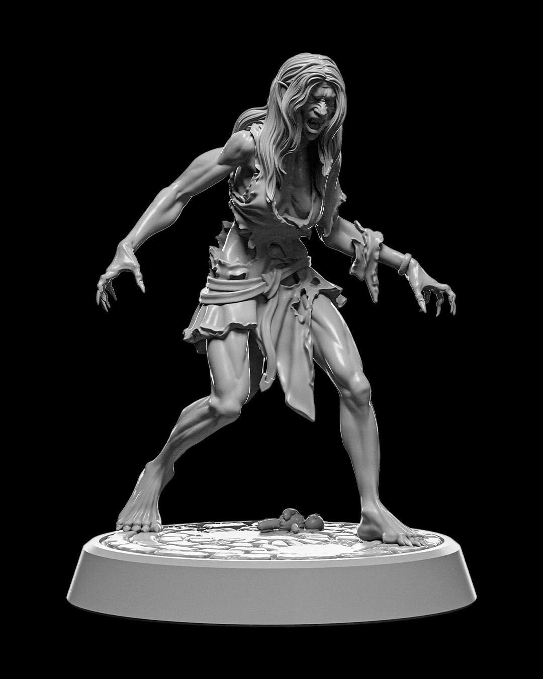 Vampire Spawn - STLFLIX - Dnd - Fantasy RPG - 3D Printed - Role Playing ...