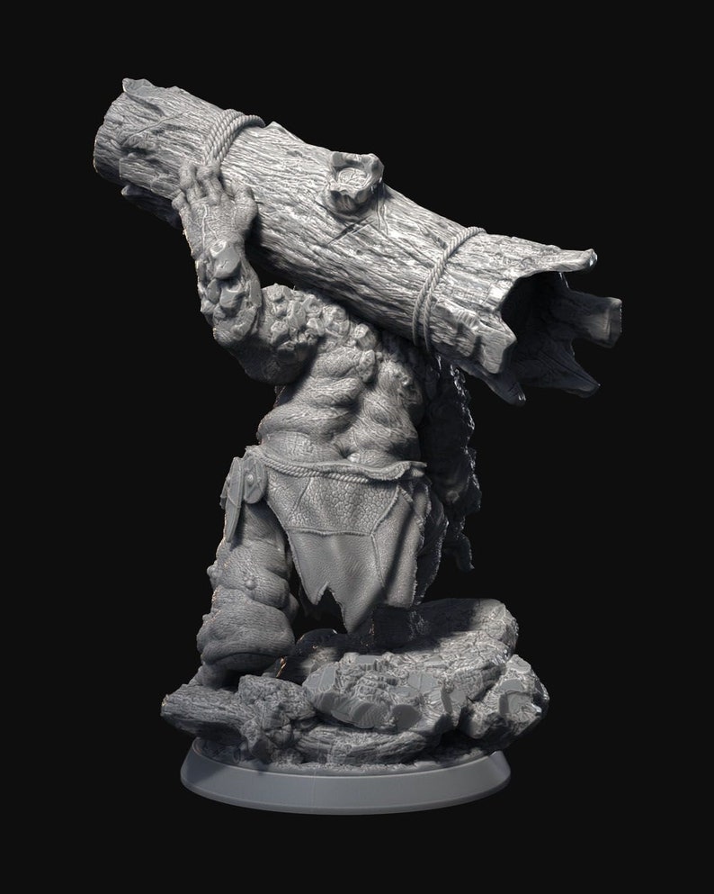 Orthos, the Troll - STLFLIX - Dnd - Fantasy RPG Miniature - 3D Printed ...