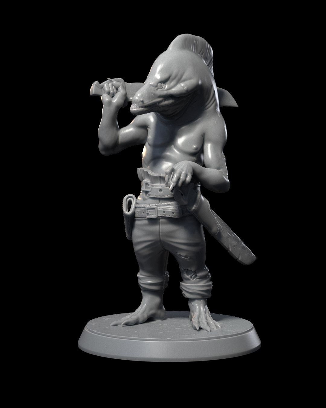 Kuo-toa 01 - STLFLIX - Dnd - Fantasy RPG - 3D Printed - Role Playing ...