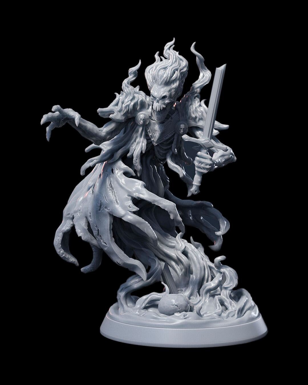 Ghost 02 - STLFLIX - Dnd - Fantasy RPG - 3D Printed - Role Playing ...