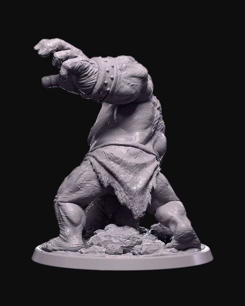Demon Brute - STLFLIX - Dnd - Fantasy RPG Miniature - 3D Printed - Role ...