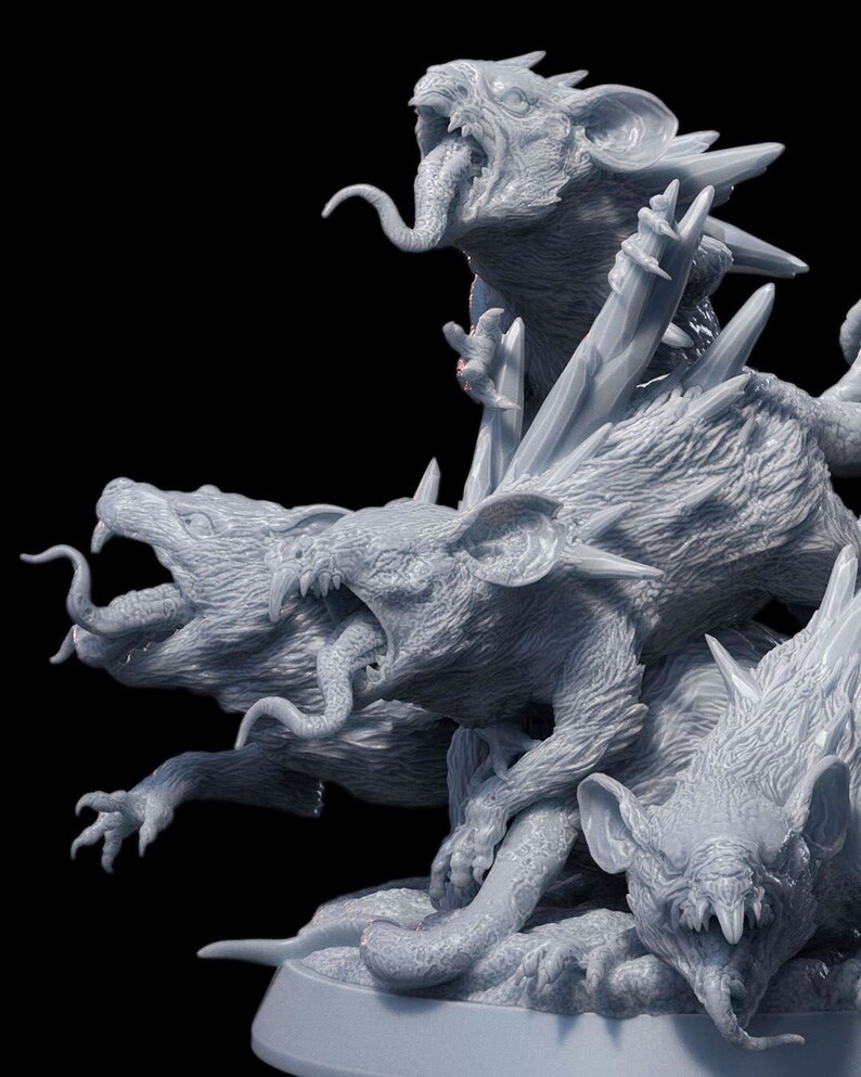 Rat Swarm - STLFLIX - Dnd - Fantasy RPG - 3D Printed - Role Playing ...
