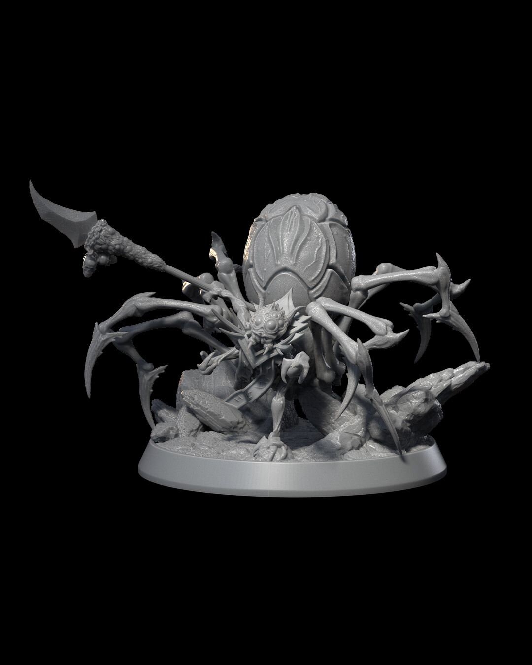 Spider Shaman – 3D Printed Fantasy Miniature by STLFLIX | D&D RPG ...