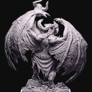 Orcus, the Lord of Bones - STLFLIX - Dnd - Fantasy RPG Miniature - 3D ...