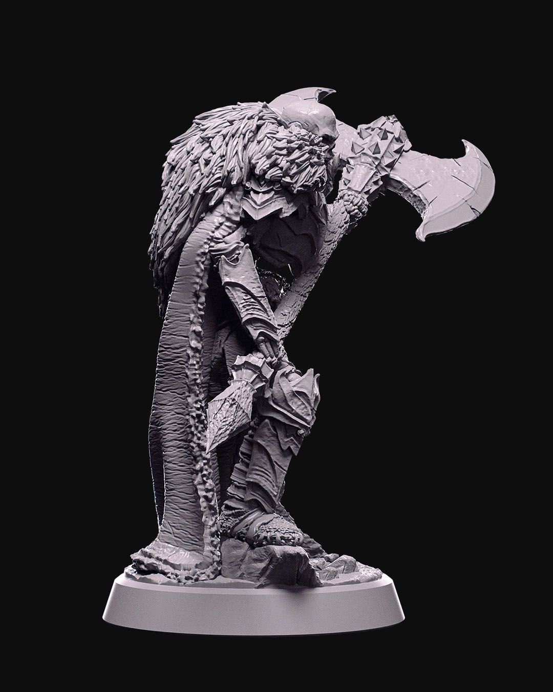 Skeleton Commander - STLFLIX - Dnd - Fantasy RPG - 3D Printed - Role ...
