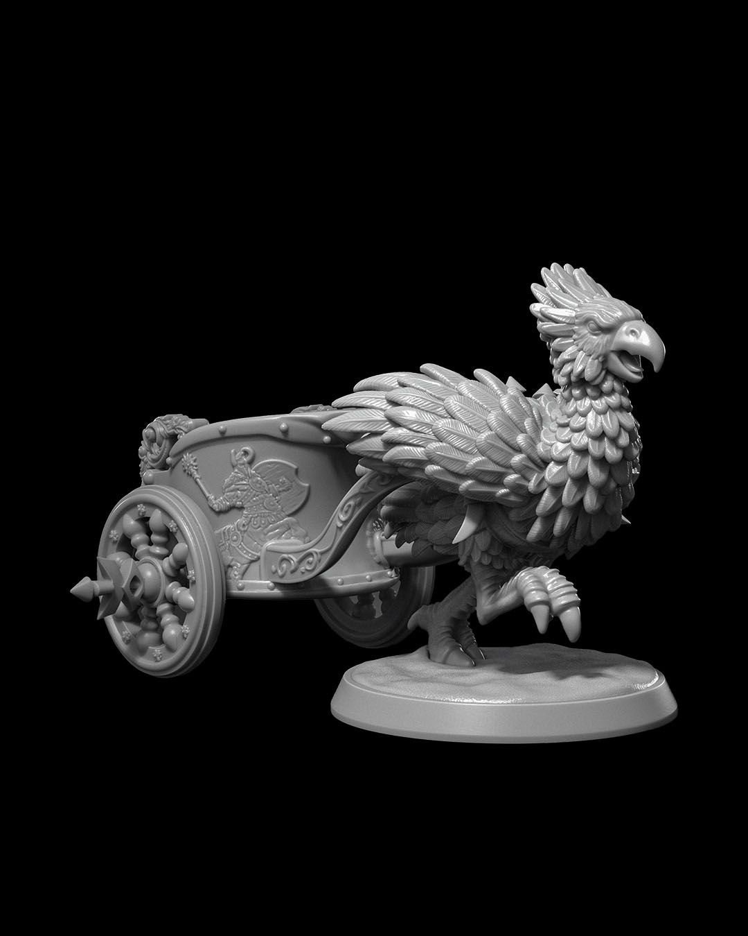 War Chariot - STLFLIX - Dnd - Fantasy RPG - 3D Printed - Role Playing ...