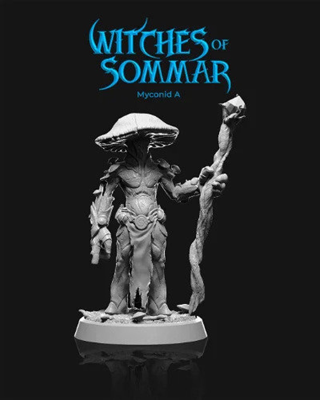 Myconid A - STLFLIX - Dnd - Fantasy RPG - 3D Printed - Role Playing ...