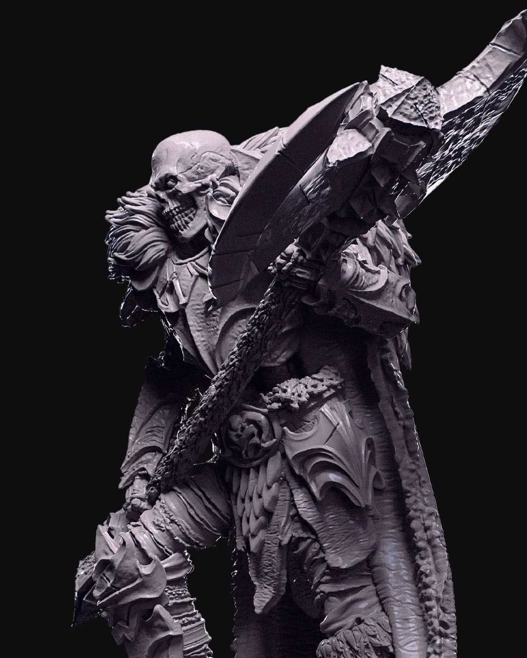 Skeleton Commander - STLFLIX - Dnd - Fantasy RPG - 3D Printed - Role ...