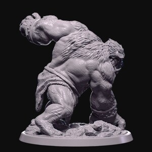 Demon Brute - STLFLIX - Dnd - Fantasy RPG Miniature - 3D Printed - Role ...