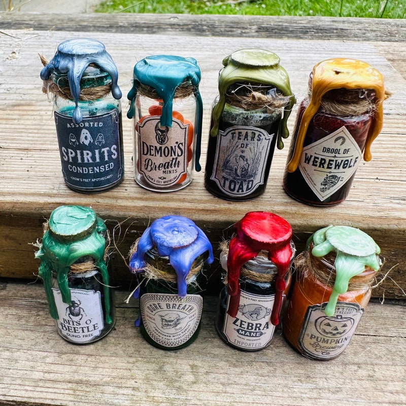 Mini Potion Bottle Labels - Etsy