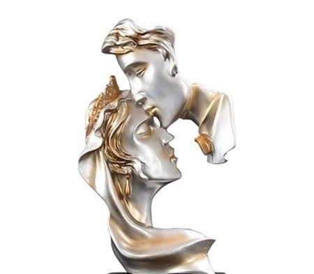 Romantic Couple Sculpture/ Modern Home Design/ Anniversary Gift/ Gifts ...