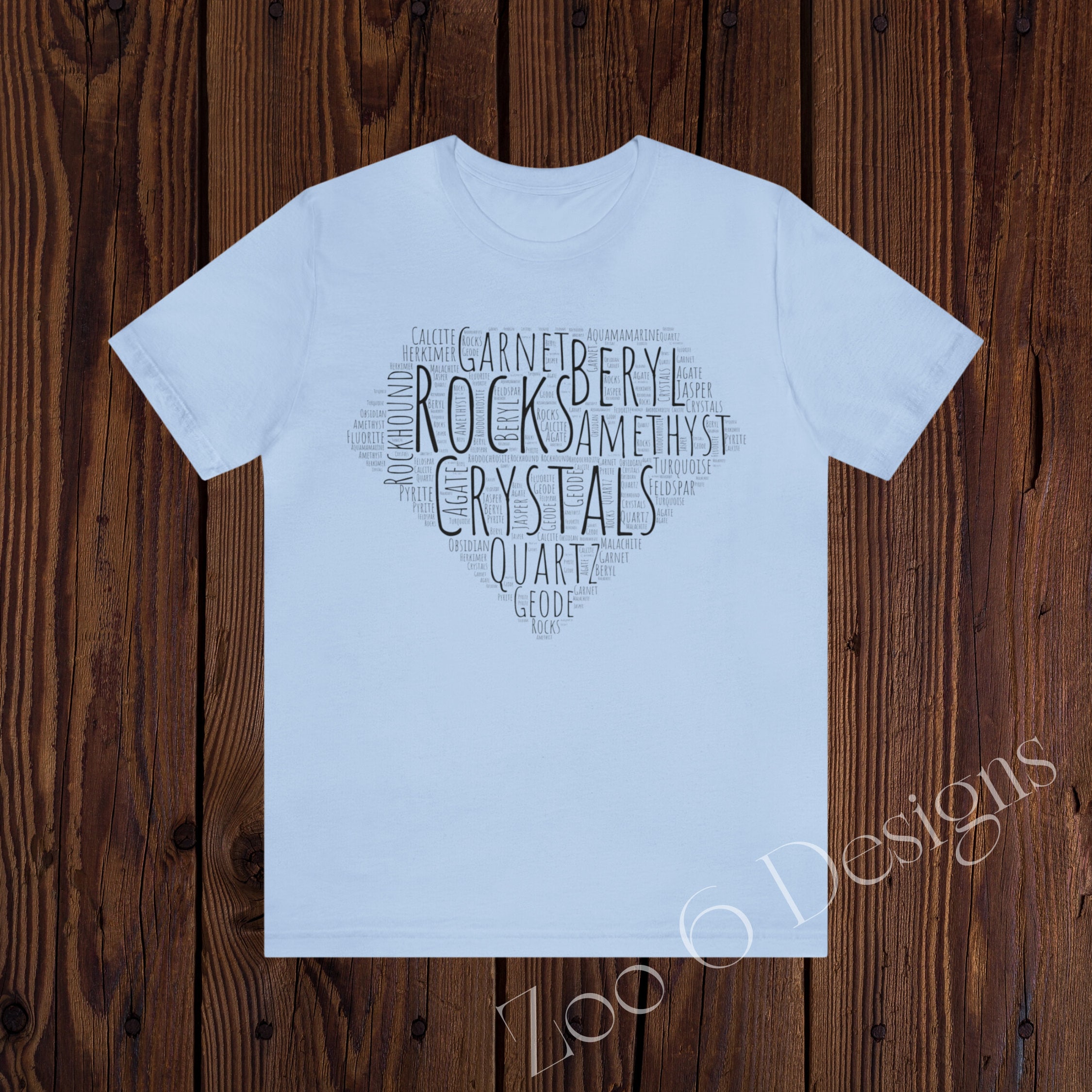 Geology Shirt Rock Collector Word Cloud Tee Rockhound - Etsy