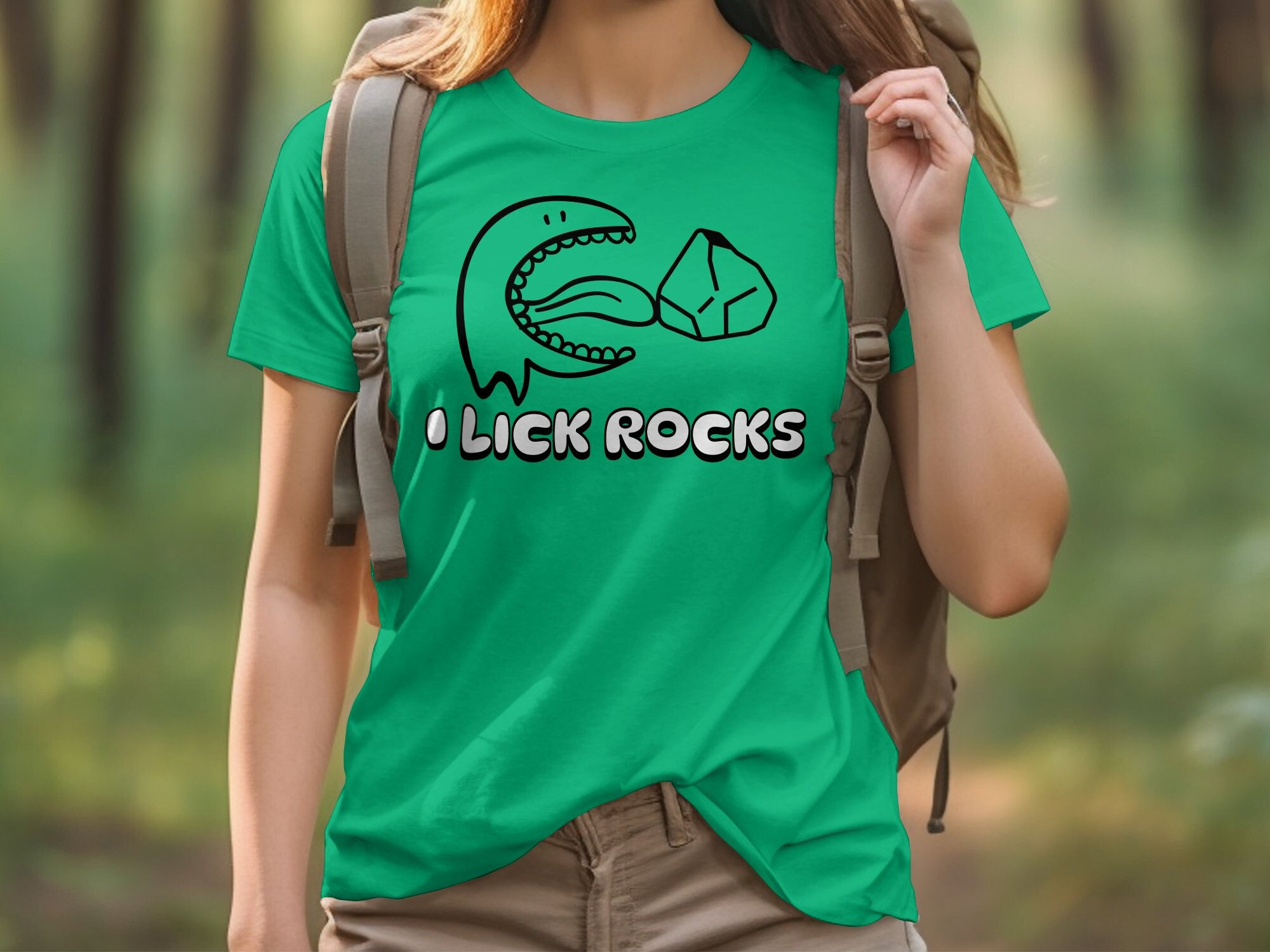 I Lick Rocks Shirt for Rockhounds, Funny Rock Shirt Geology Shirt ...