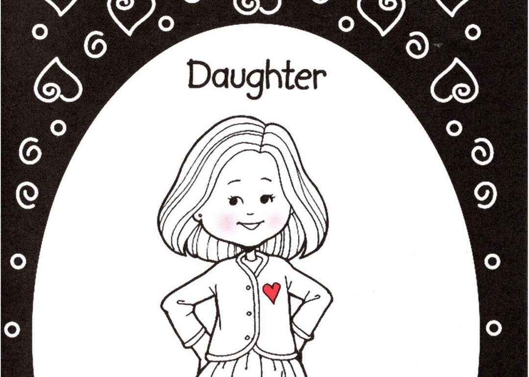 Daughter Card / Encouragement for a Daughter / Heart Felt Inscription ...
