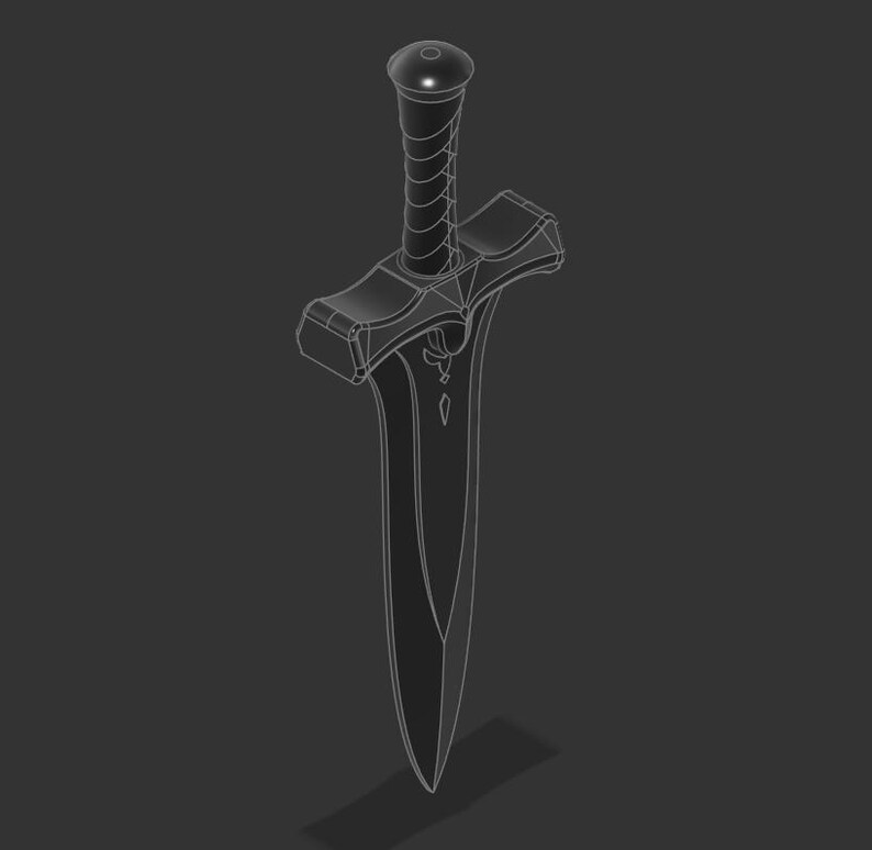 Hololive - Nanashi Mumei Dagger - STL Files - Etsy
