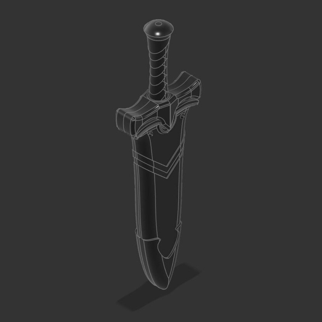 Hololive Nanashi Mumei Dagger STL Files - Etsy