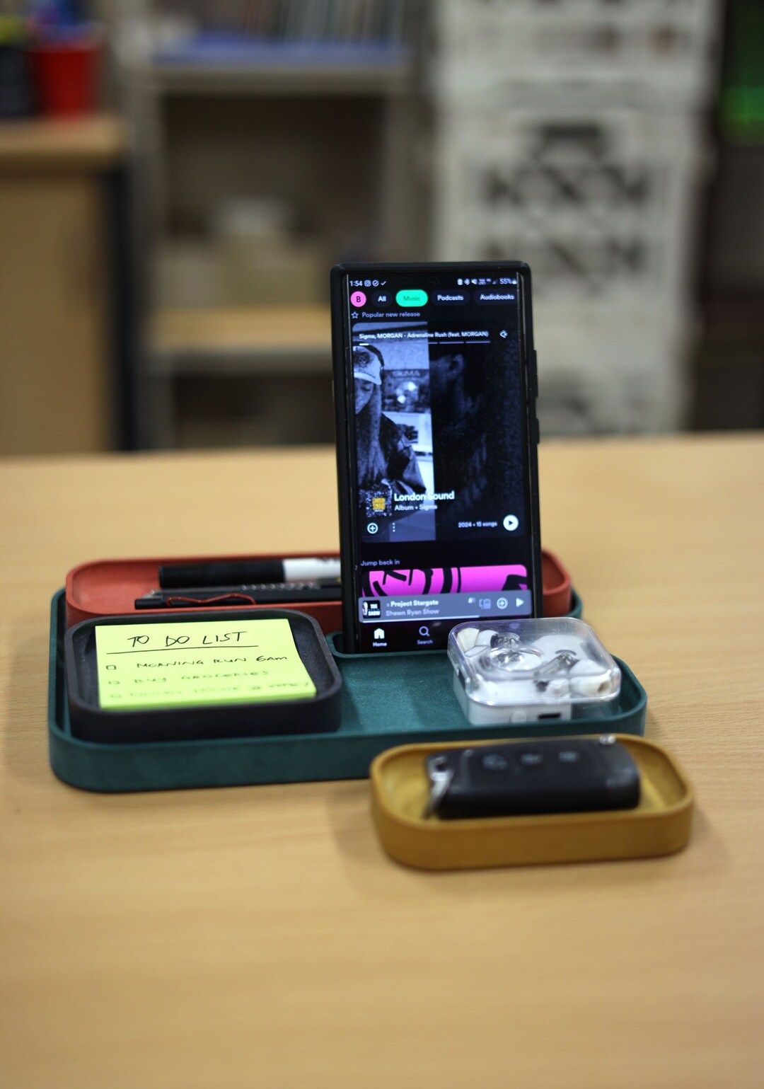 Desk Tray Inserts Modular Office Desk Organizer Phone Holder Pen ...