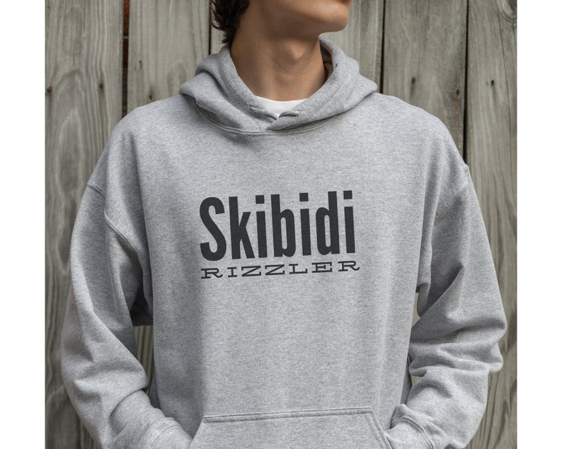 Skibidi Rizzler Unisex Hoodie, Trendy Shirt, Gift for Boyfriend, Gift ...